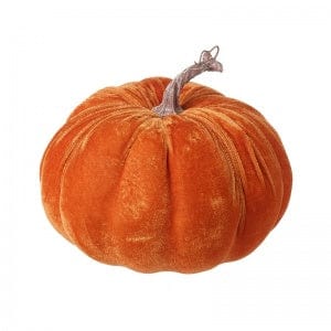 Heaven Sends Orange Velvet Pumpkin Halloween Decoration | Mollie Fred – Mollie and Fred Gifts