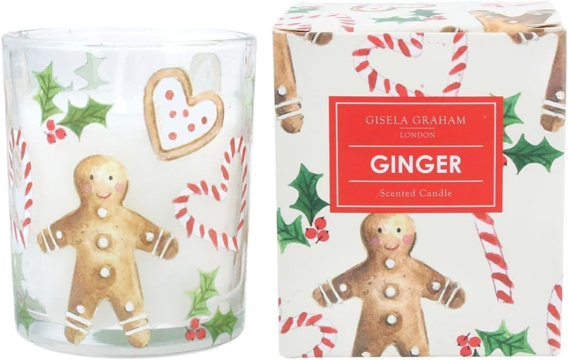 Gisela Graham Gingerbread Scented Christmas Candle | Mollie and Fred ...