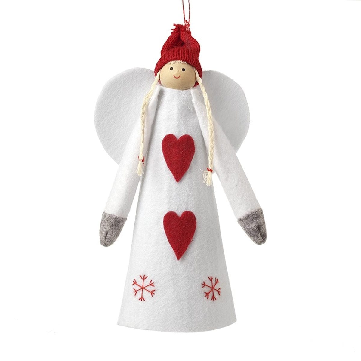 Heaven Sends Felt Scandi Angel Christmas Tree Topper | Mollie & Fred ...