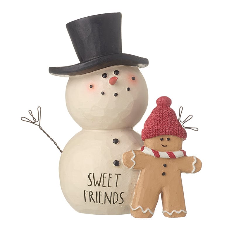 Sweet Friends Snowman Gingerbread Christmas Decoration | Mollie & Fred ...