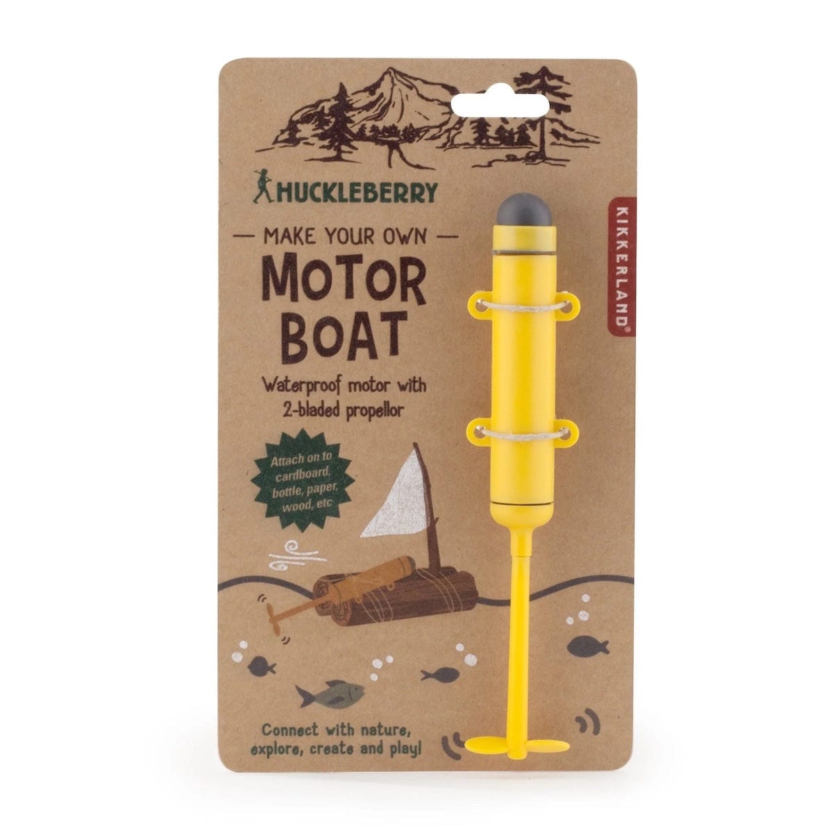 Kikkerland Huckleberry Make Your Own Motor Boat Kit | Mollie & Fred ...