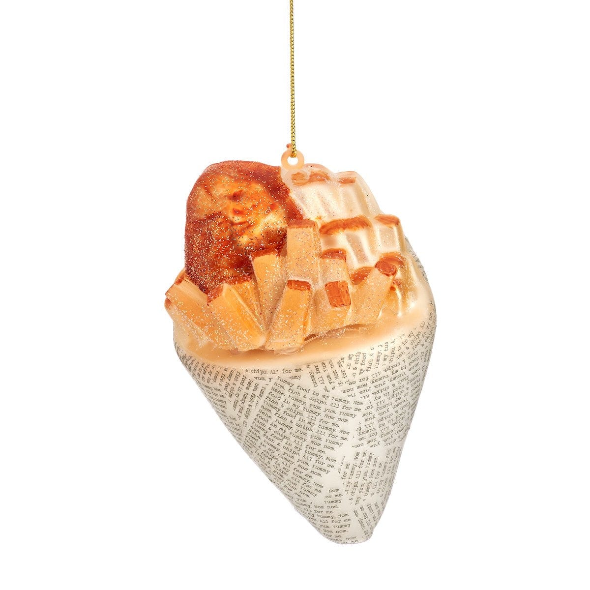 Sass & Belle Fish & Chips Inspired Christmas Decoration | Mollie Fred ...