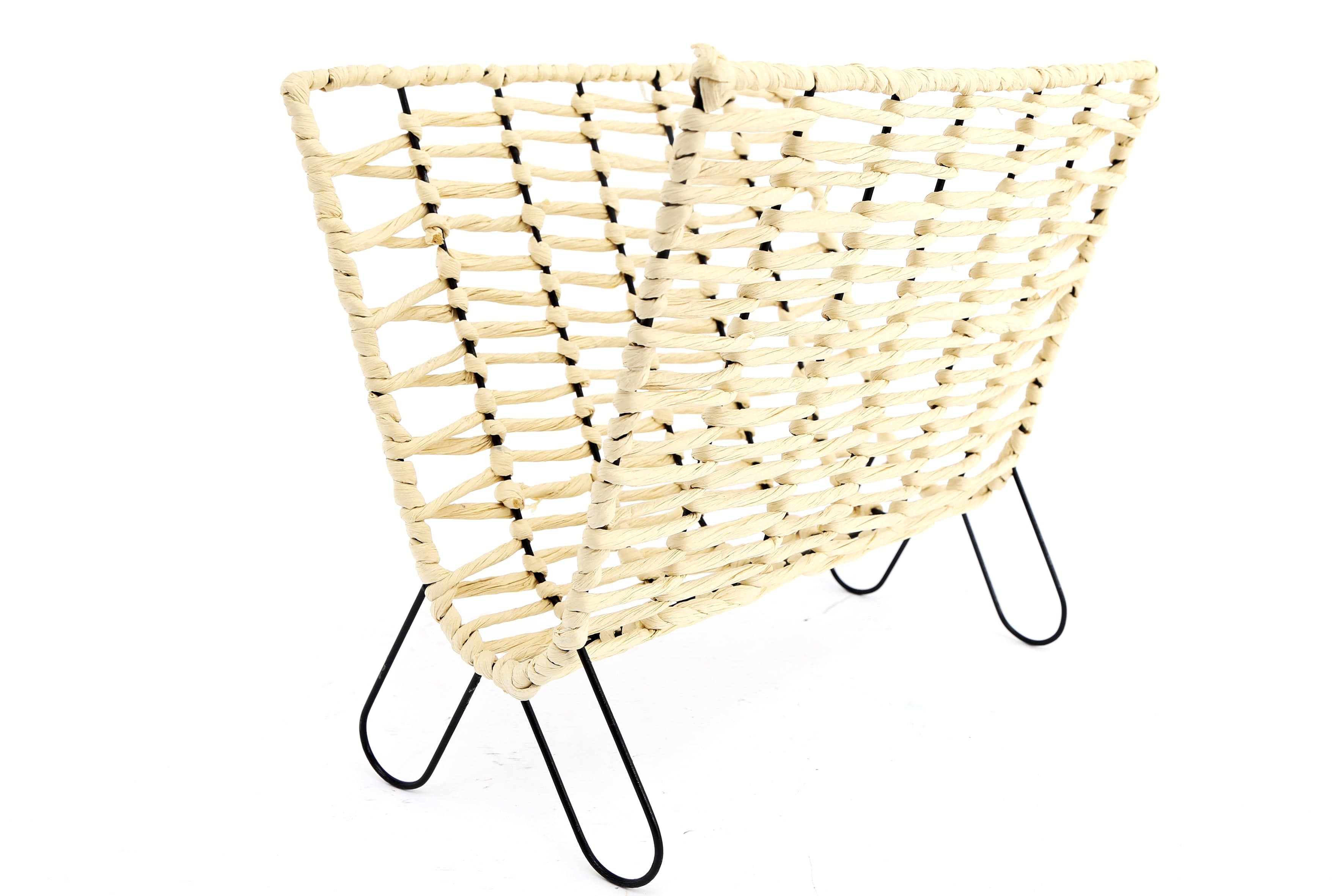 Sifcon International Rattan Magazine Holder Accessory | Mollie Fred ...