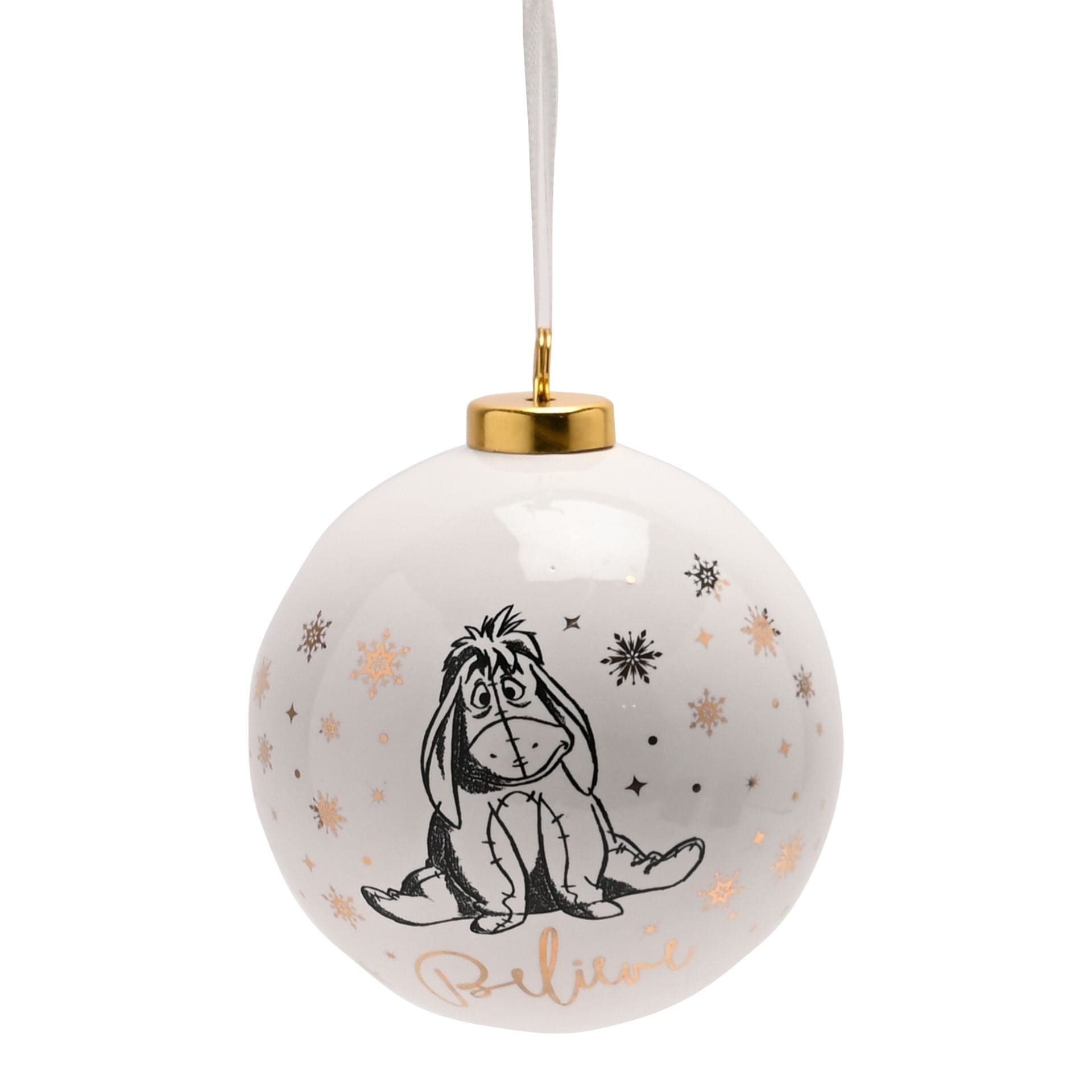 Widdop Disney Eeyore Ceramic Christmas Tree Bauble | Mollie & Fred ...