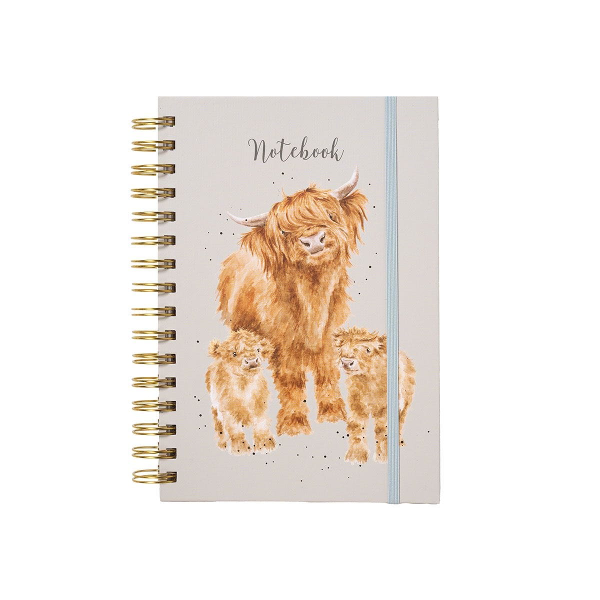Wrendale Designs A5 Cow Design 'Highland Coo' Notebook | Mollie & Fred ...