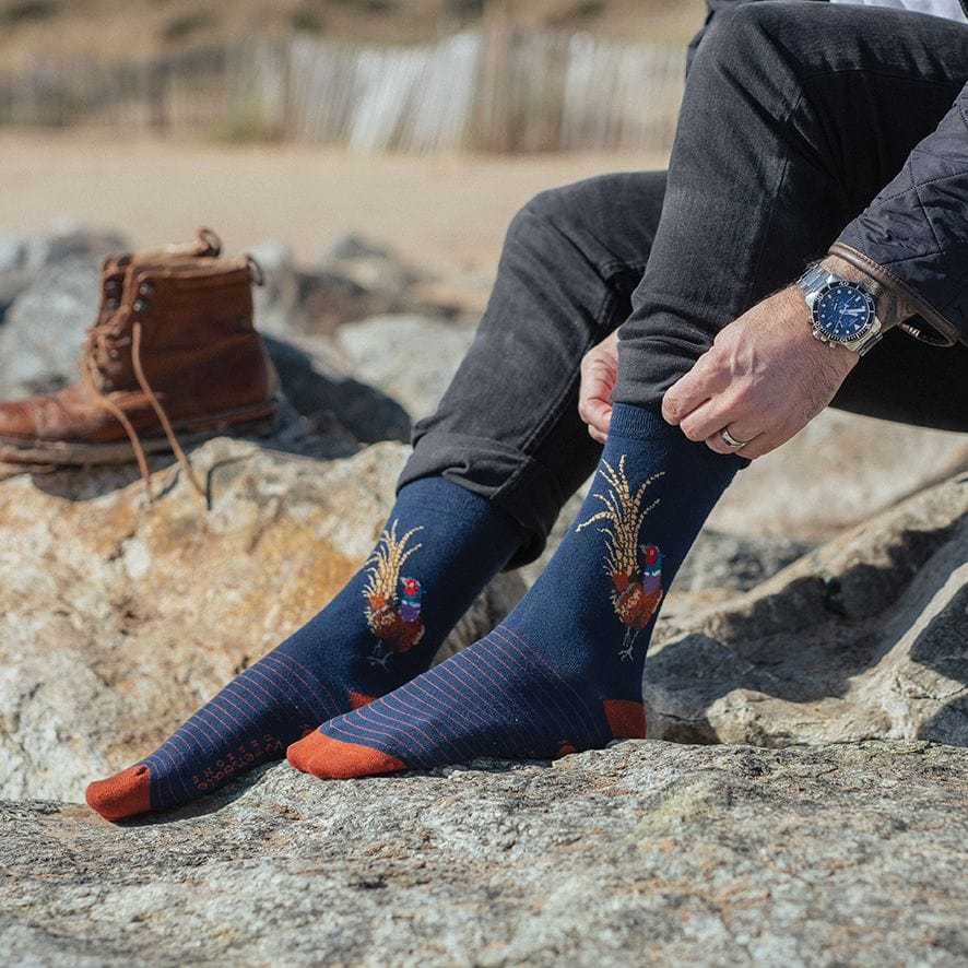 Wrendale Designs Illustrated Mens Bamboo Socks | Mollie and Fred ...