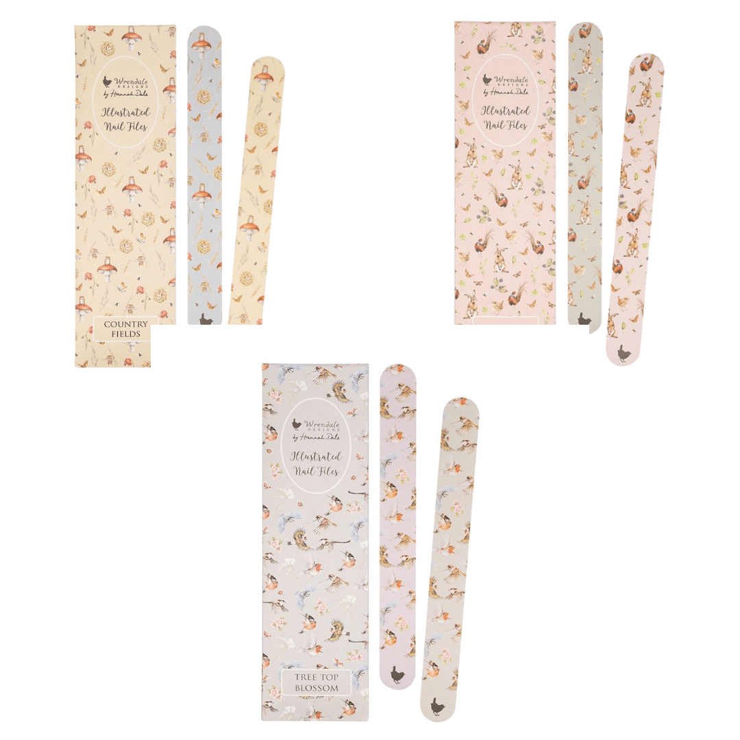 Wrendale Designs Illustrated Set of 2 Nail Files | Mollie & Fred ...