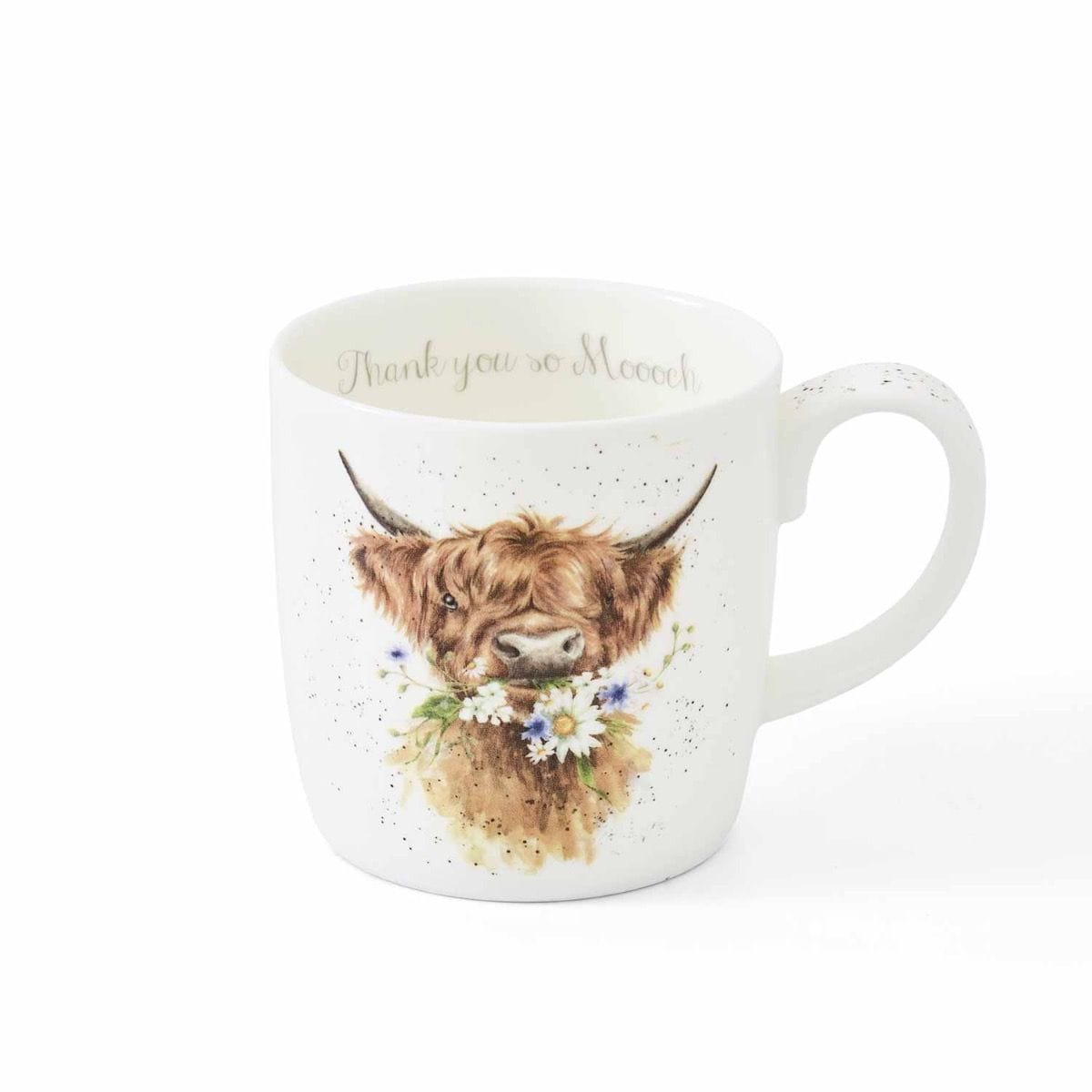 Wrendale Designs Thank You So Moooch Highland Cow Mug | Mollie Fred ...
